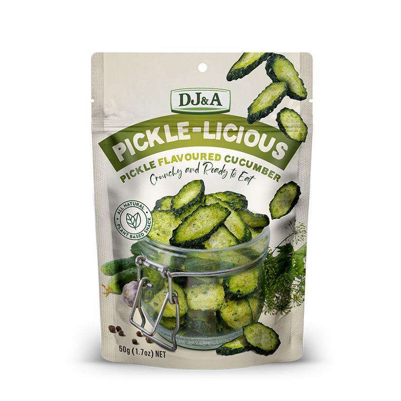 Pickle-Licious Pickle Flavoured Cucumber 50g – DJ&A Products