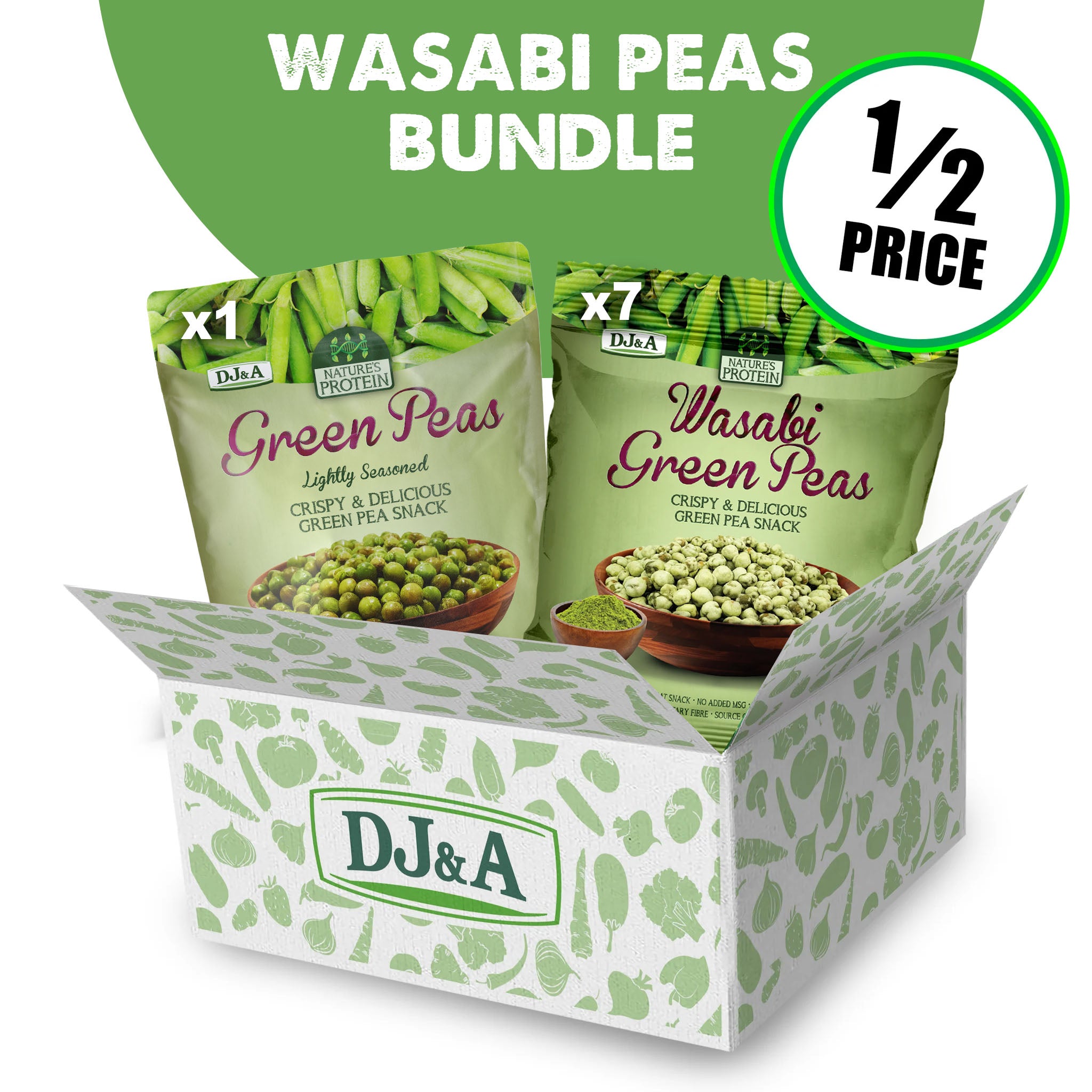 Wasabi Green Peas Bundle – DJ&A Products