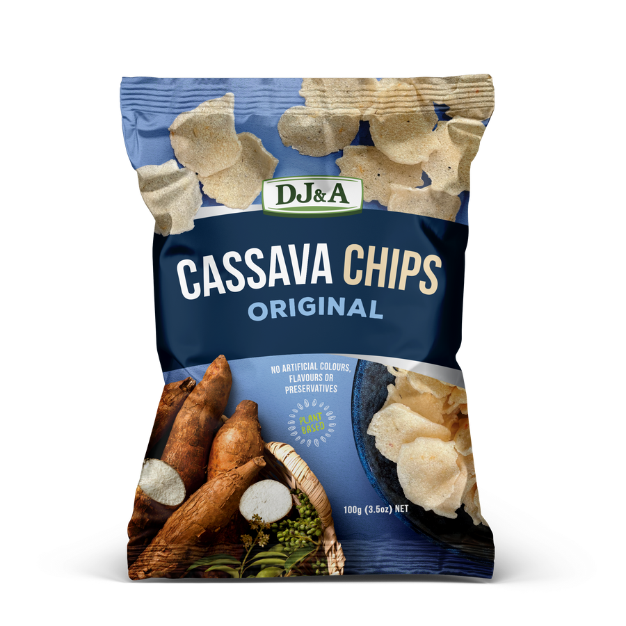 Cassava Vegetable Chips Original 100g – DJ&A Products