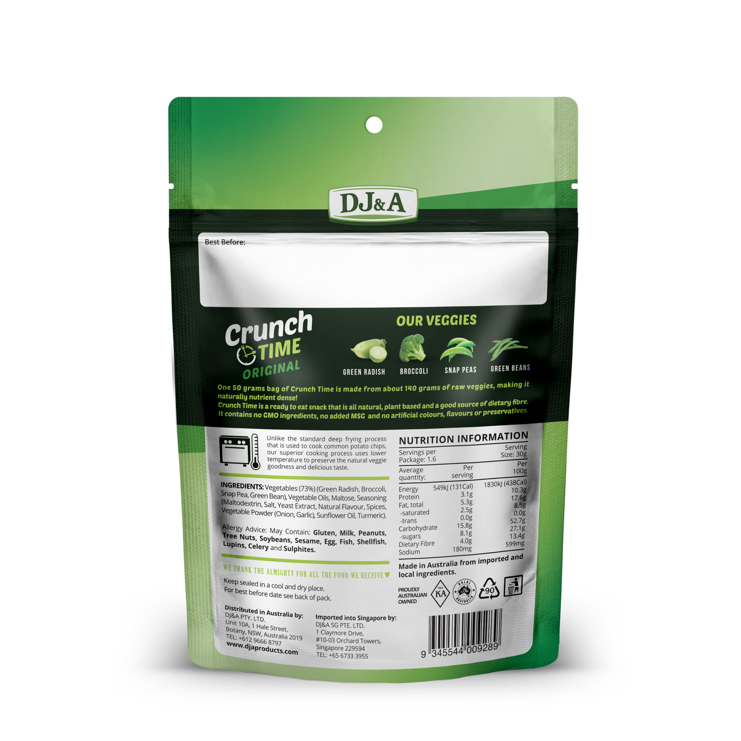 Crunch Time Original 50g – DJ&A Products